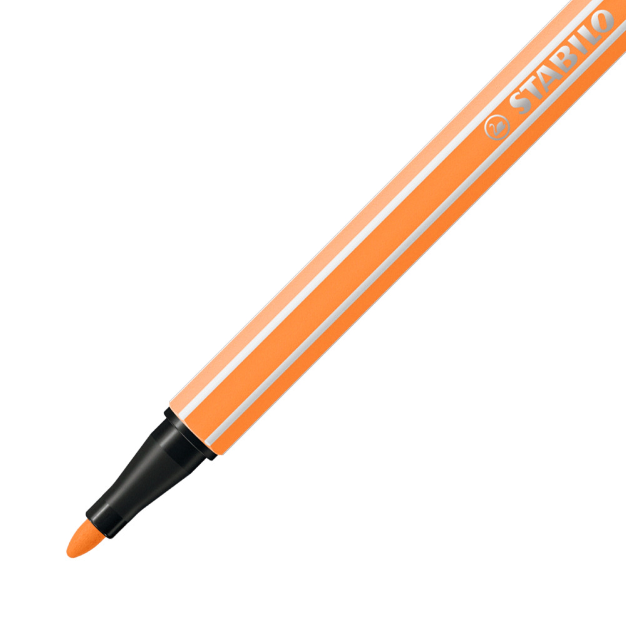 STABILO Pen 68 Feutre de dessin Orange fluo 68/054 - Confetti Campus