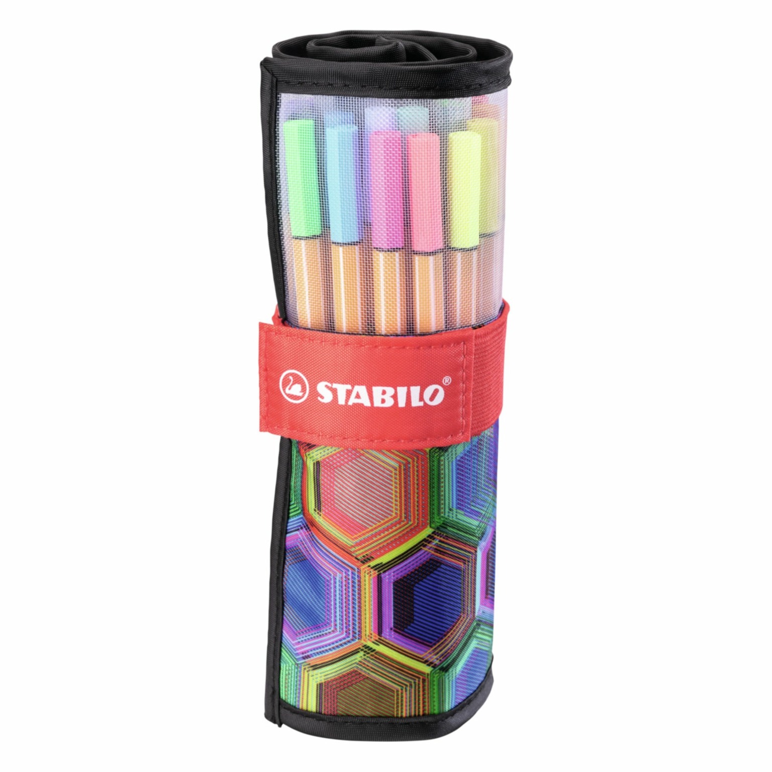 STABILO point 88 Stylos-feutres x30 et trousse enroulable - Confetti Campus
