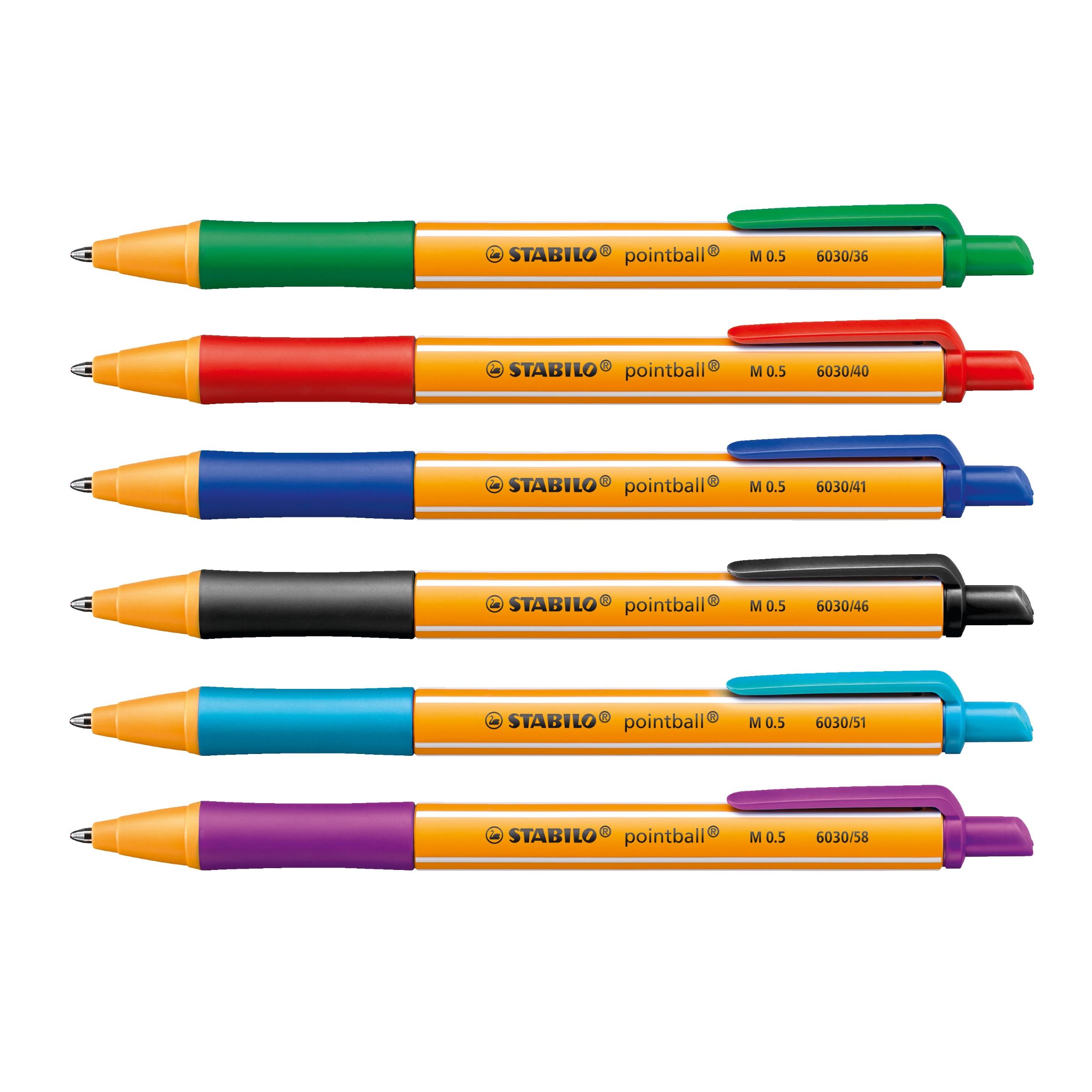 STABILO pointball Stylo-bille Violet - Confetti Campus