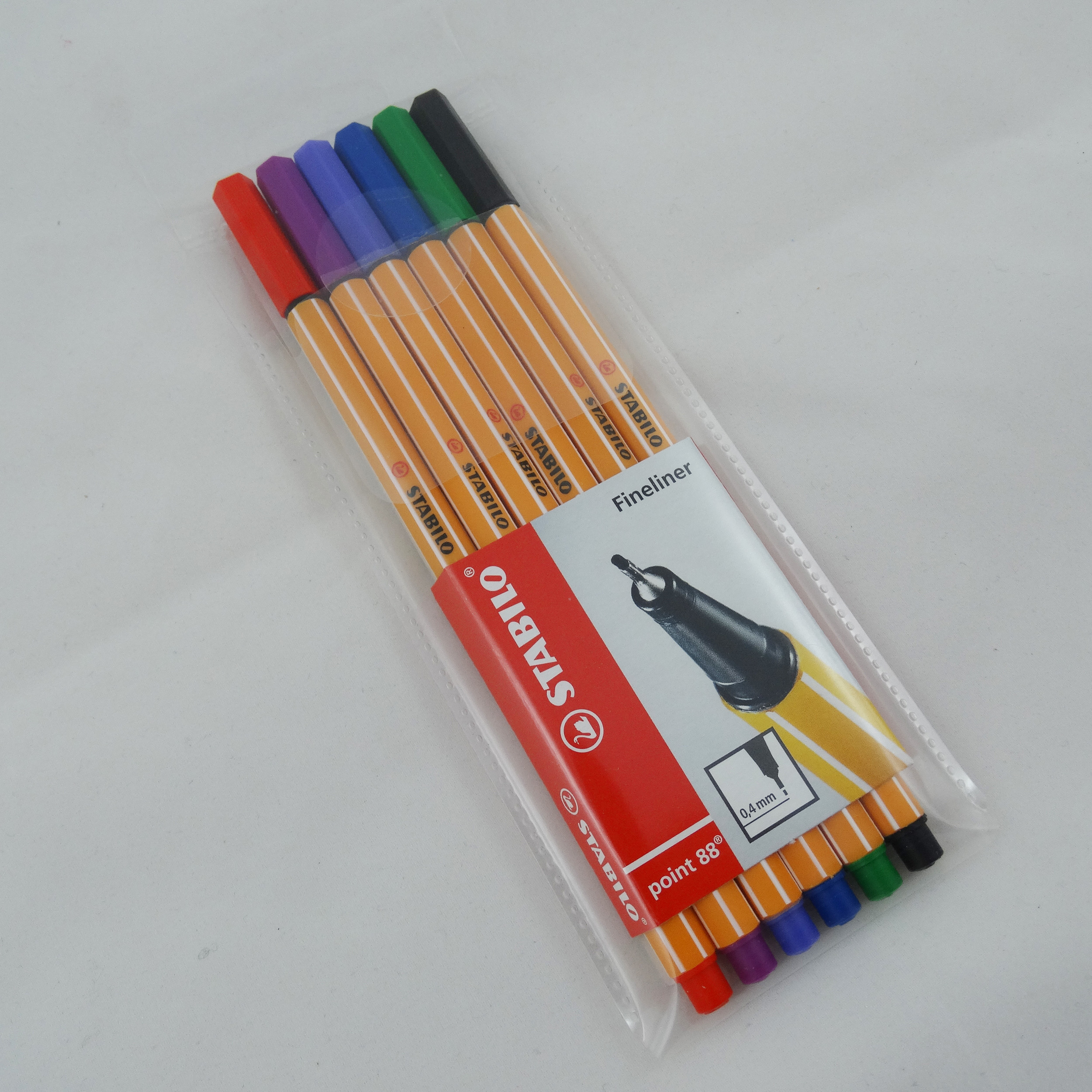 STABILO point 88 Stylos-feutres assorti classique x6 - Confetti Campus