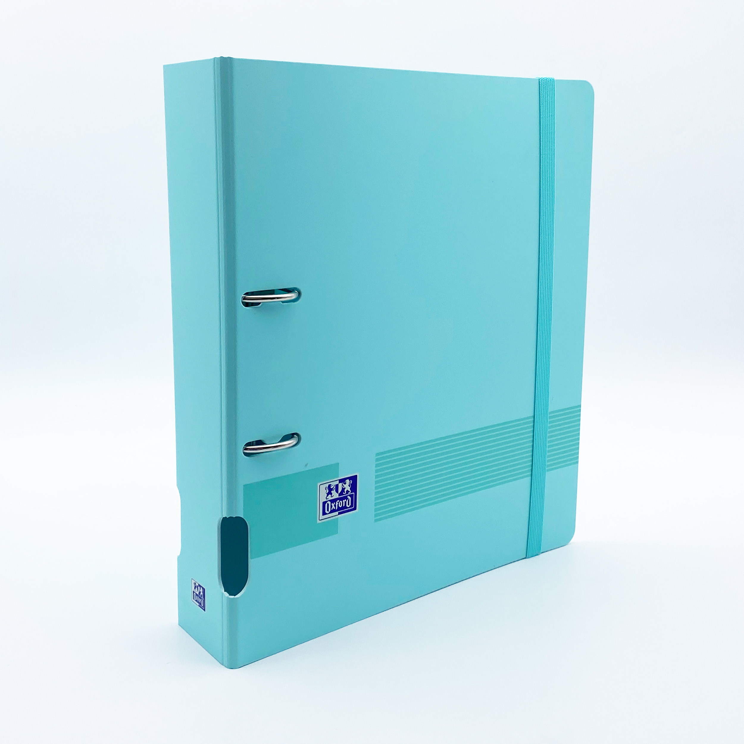 OXFORD LIVE & GO Classeur à levier A4+ Bleu Azurin