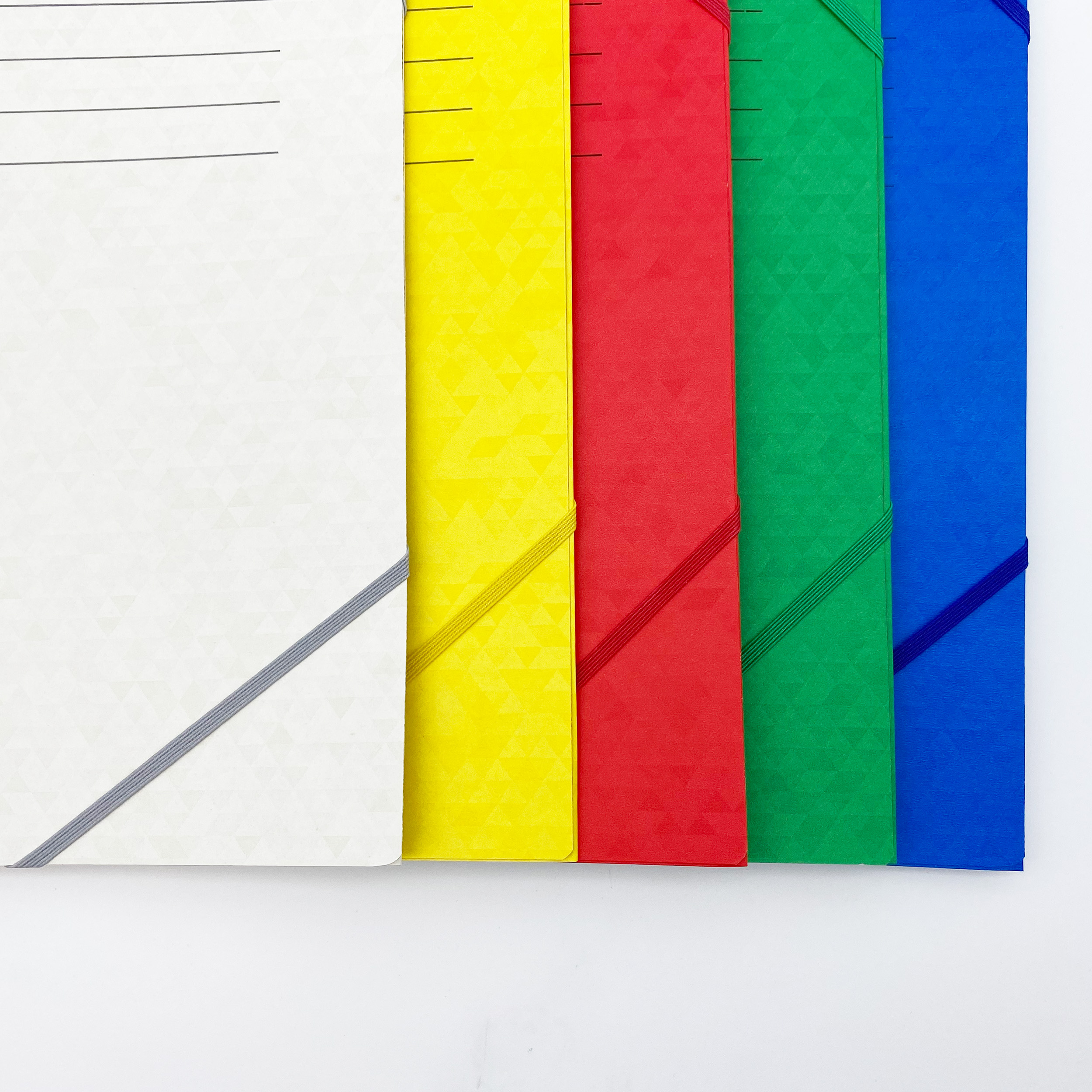 Lot de 5 Chemises à élastique en carte OXFORD TOP FILE+