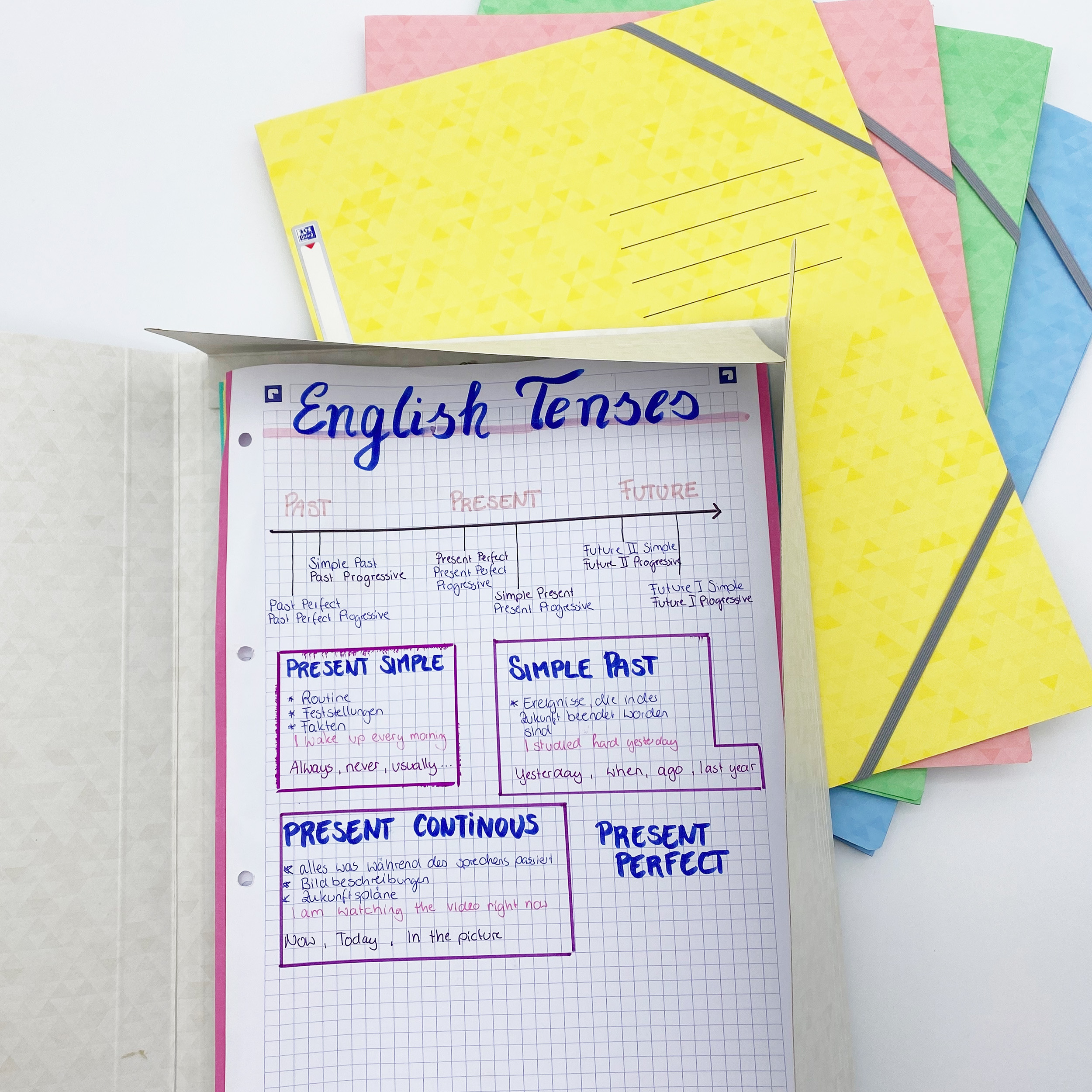 Lot de 5 Chemises à élastique en carte OXFORD TOP FILE+