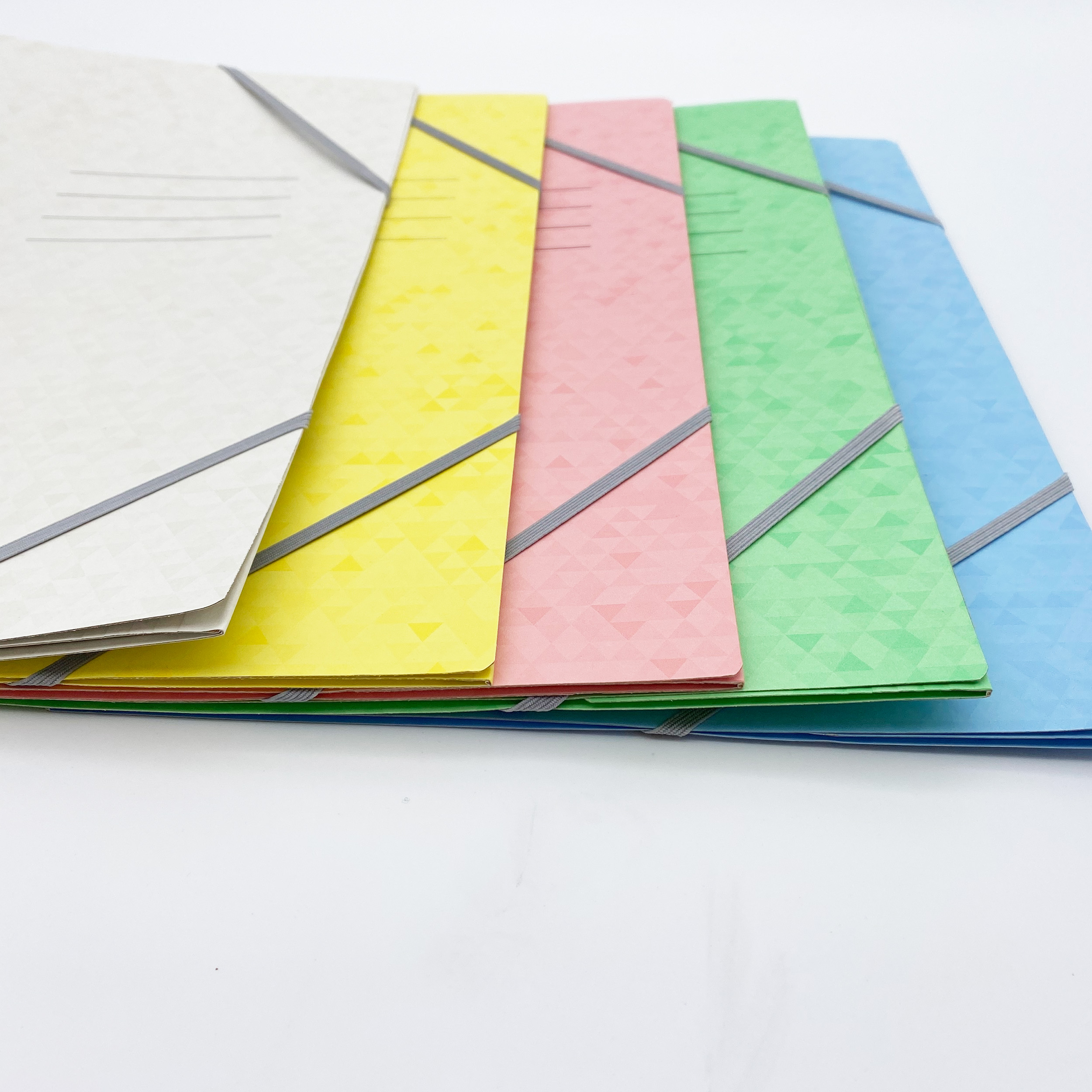 Lot de 5 Chemises à élastique en carte OXFORD TOP FILE+