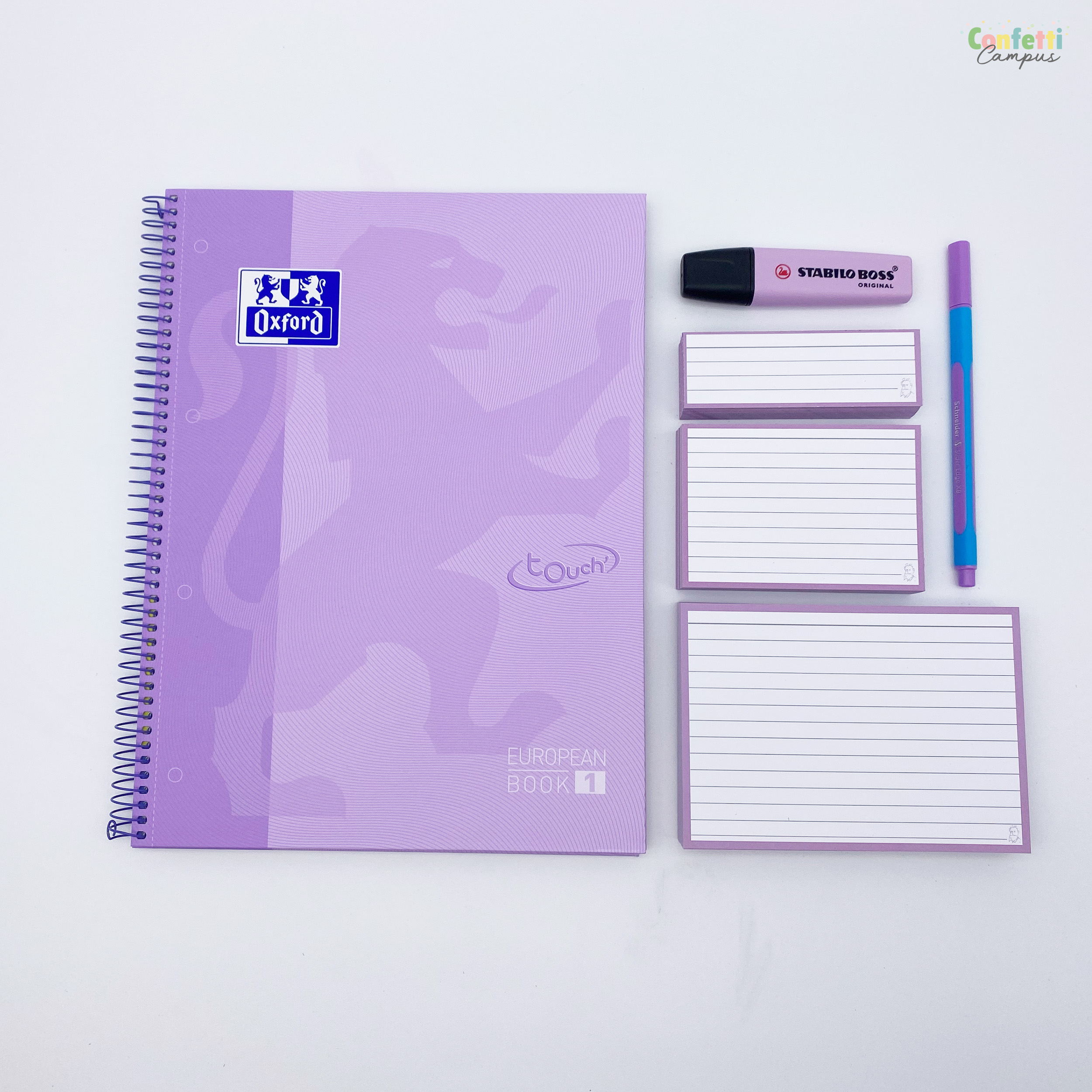 Kit Mes jolies notes de cours violettes