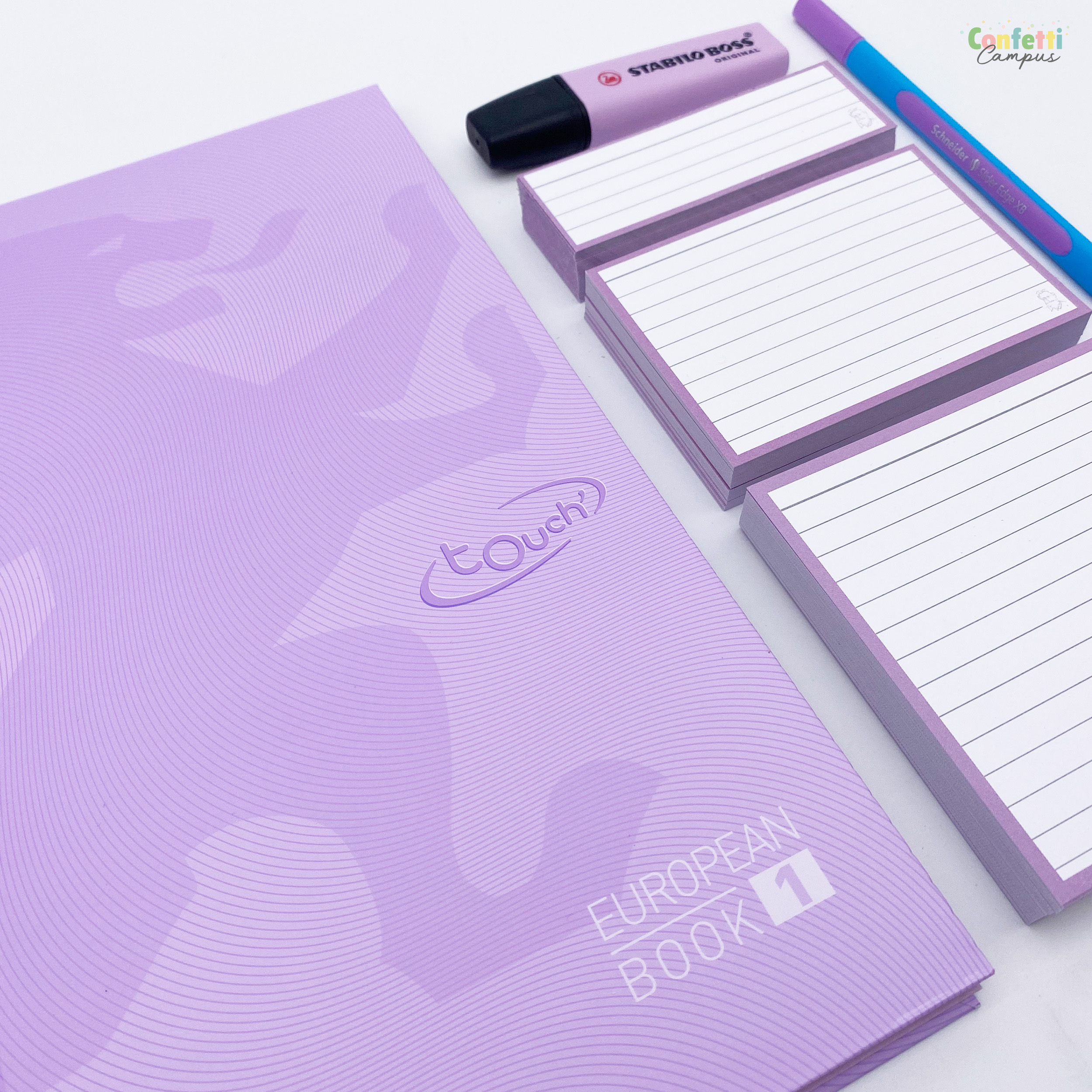 Kit Mes jolies notes de cours violettes