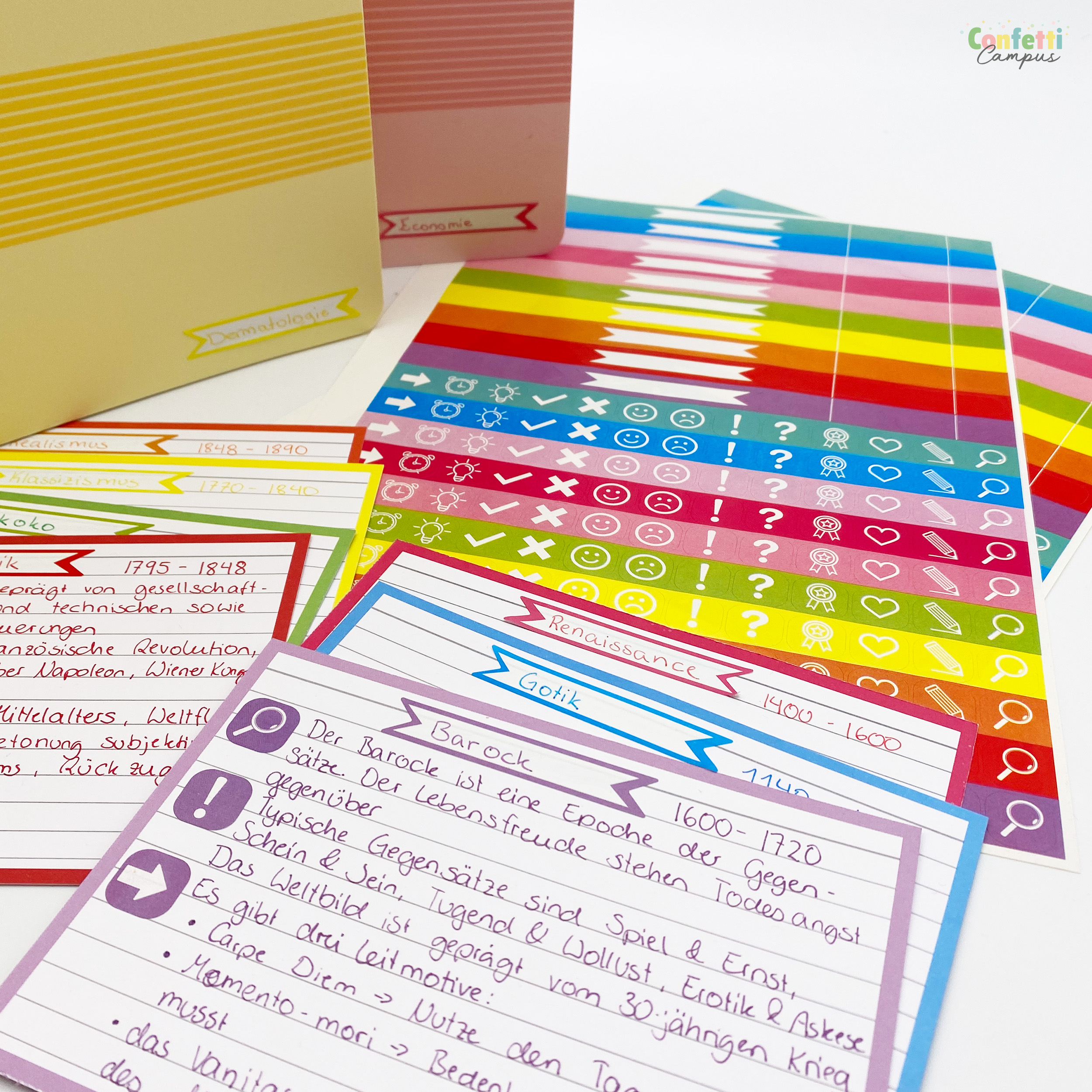 OXFORD 340 stickers autocollants pour customiser tes notes