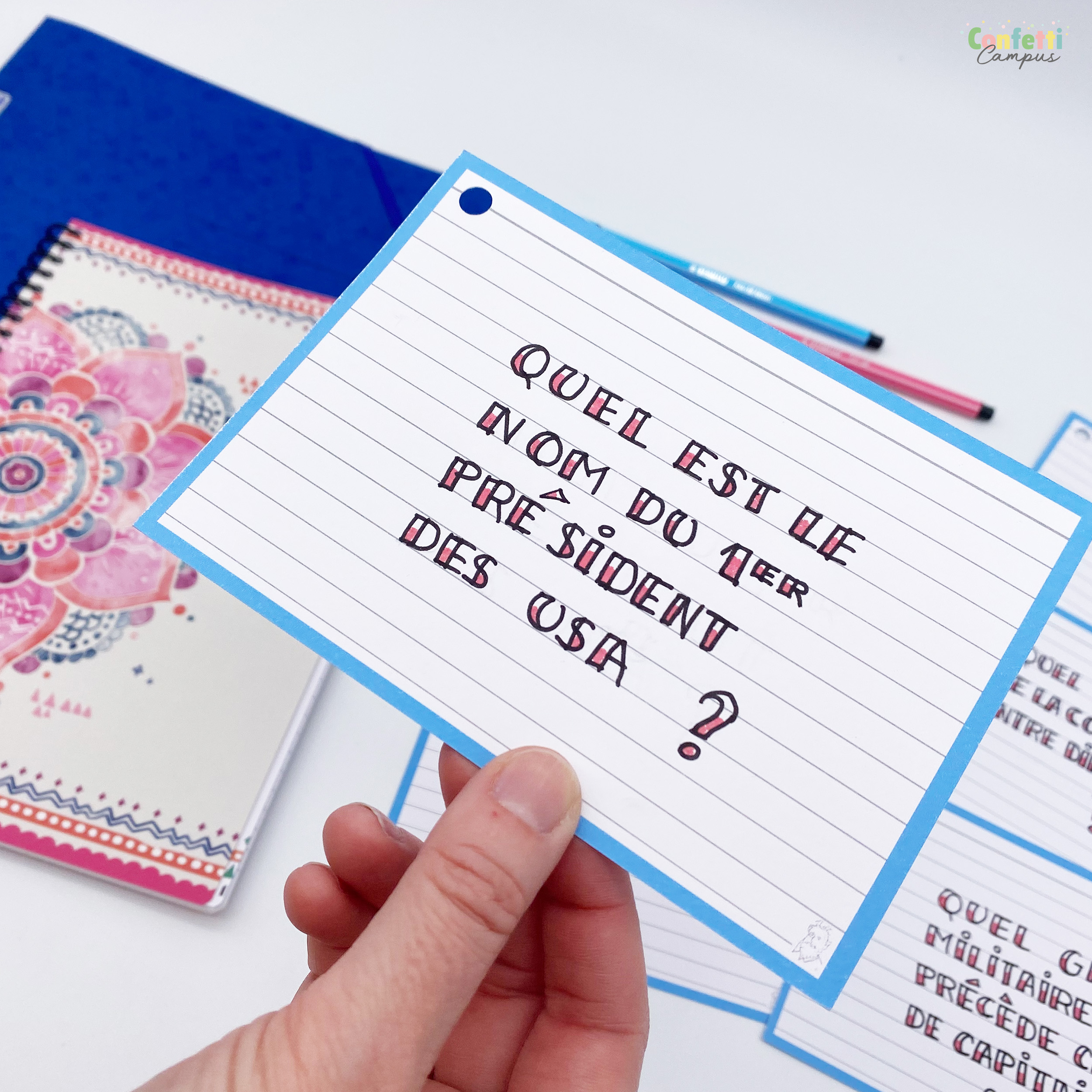 Qu'est-ce qu'une Flashcard? - Confetti Campus
