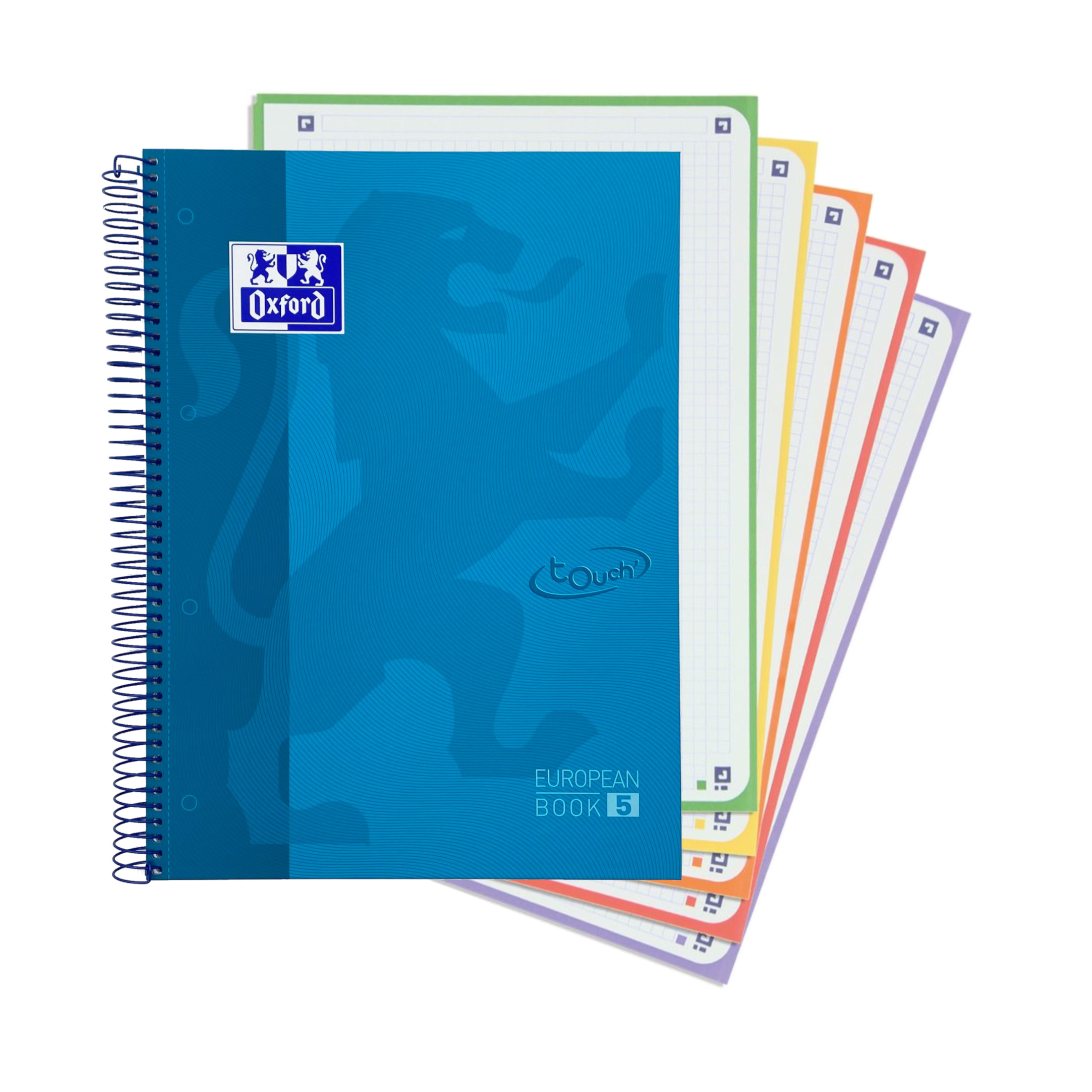 Lot de 5 Cahiers organiseurs OXFORD TOUCH : Assortiment Personnalisé