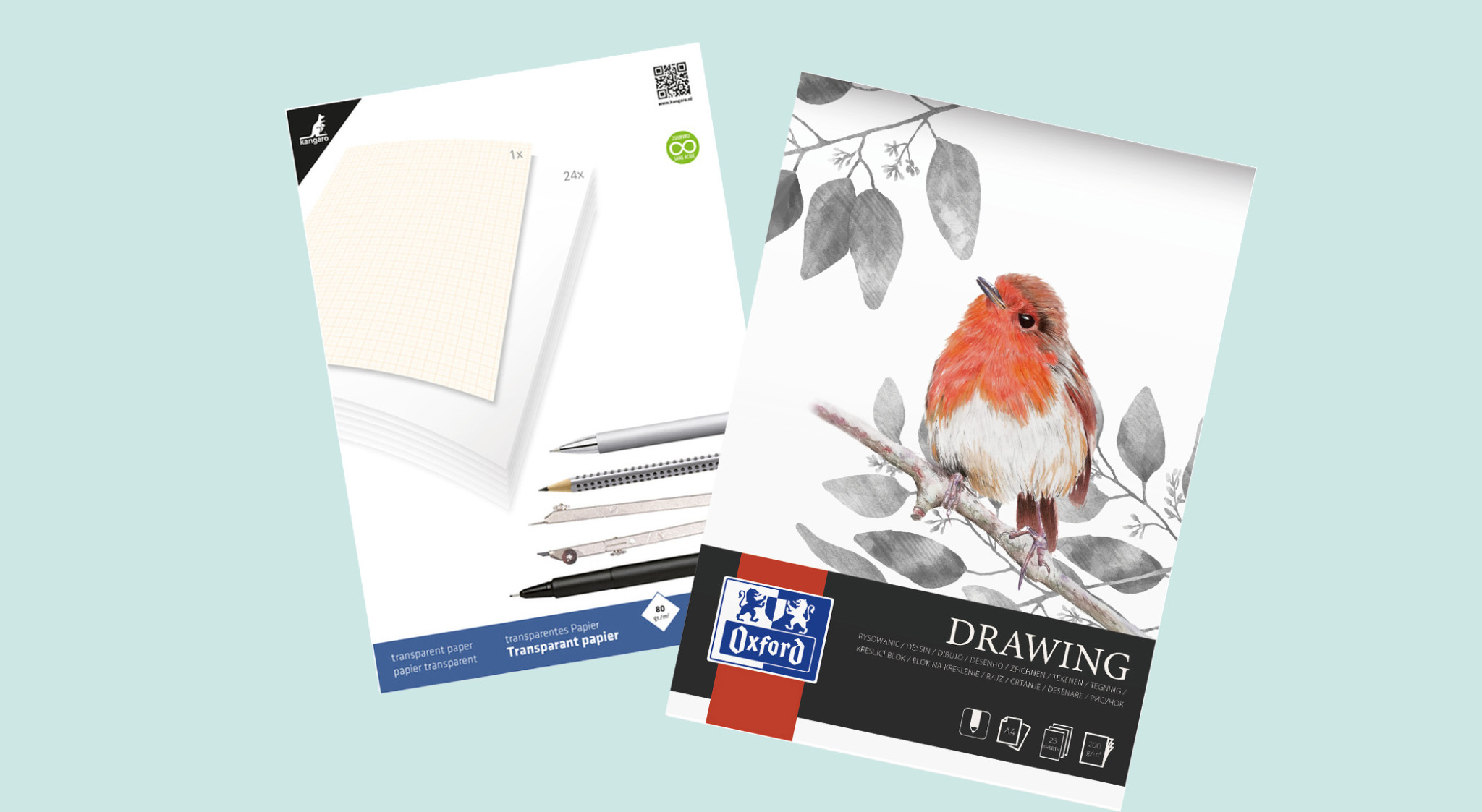 OXFORD Cahier A4+ à spirale 160 pages lignées méthode Cornell Bleu ...