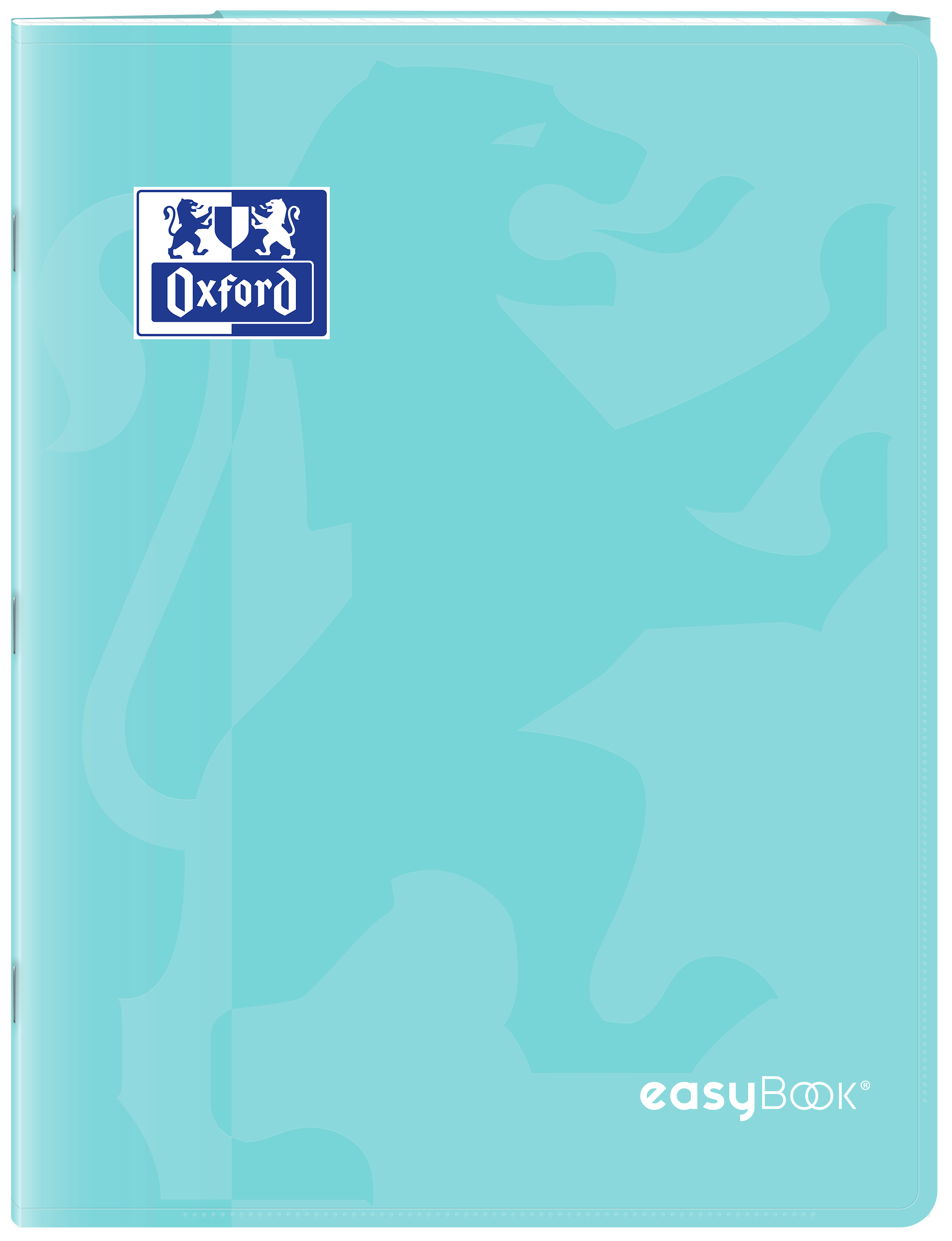 Cahier 24x32 Oxford Easybook 96 pages grands carreaux Seyès pastel bleu