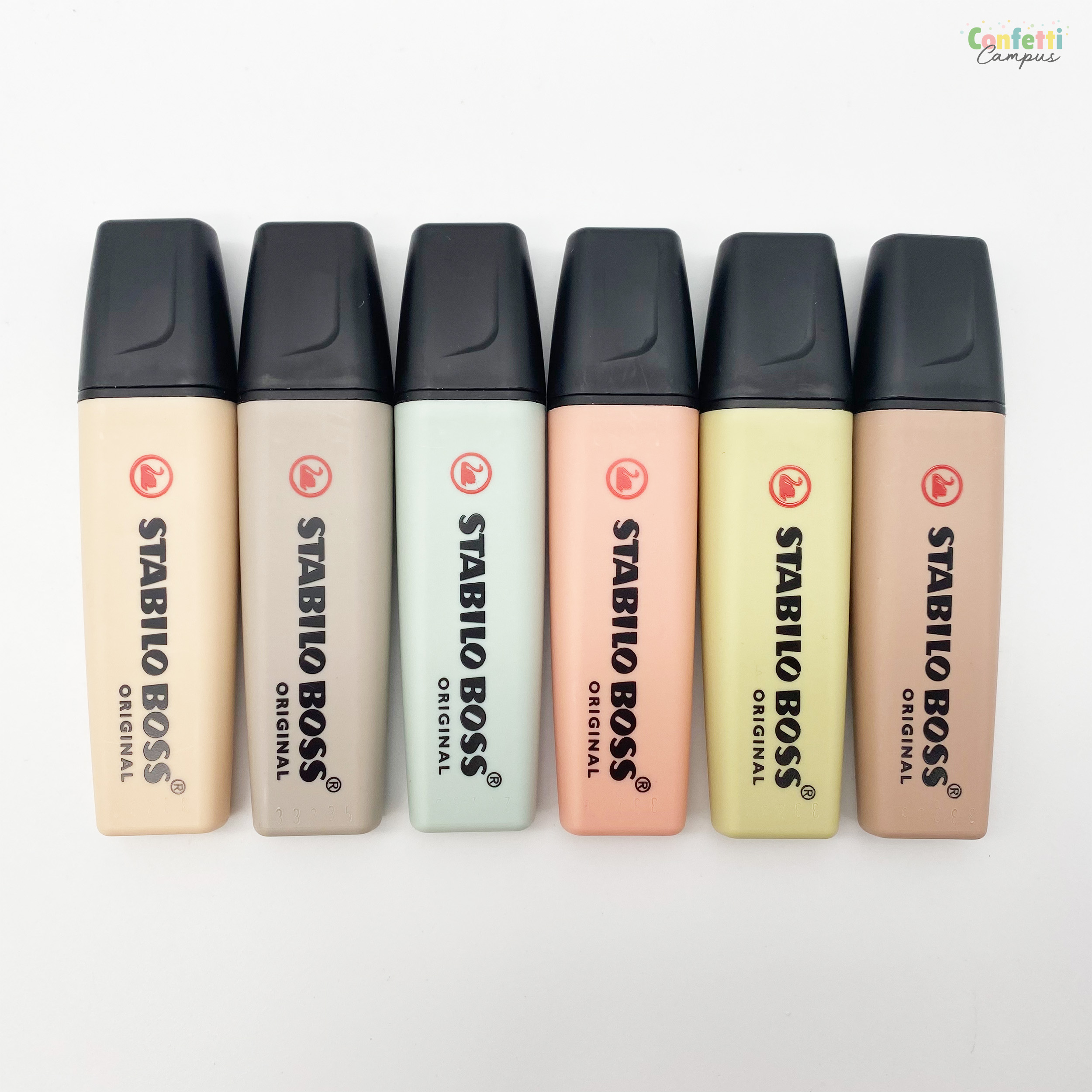 STABILO BOSS NatureColors Surligneurs x10 et set de bureau - Confetti ...