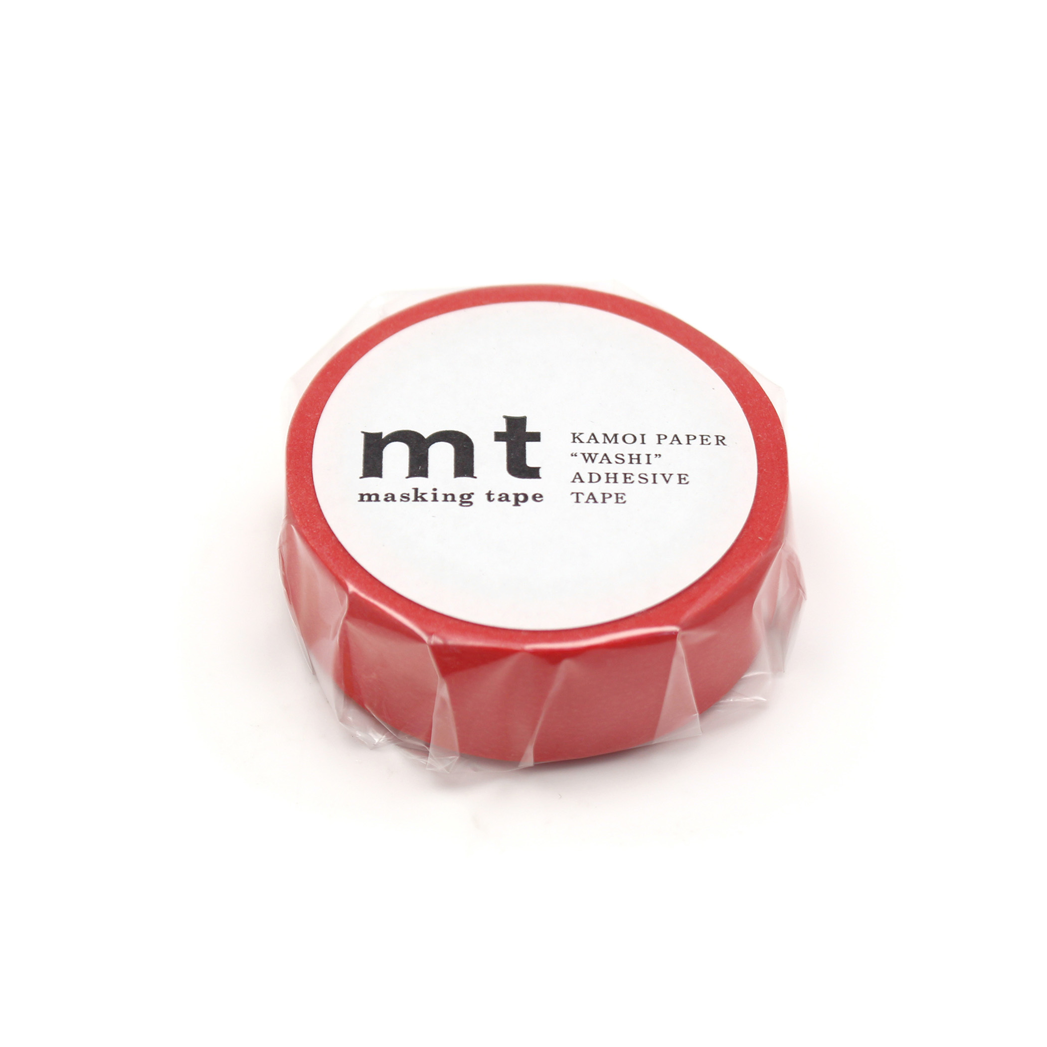 Ruban MT Masking tape 7m x 15mm uni mat rouge