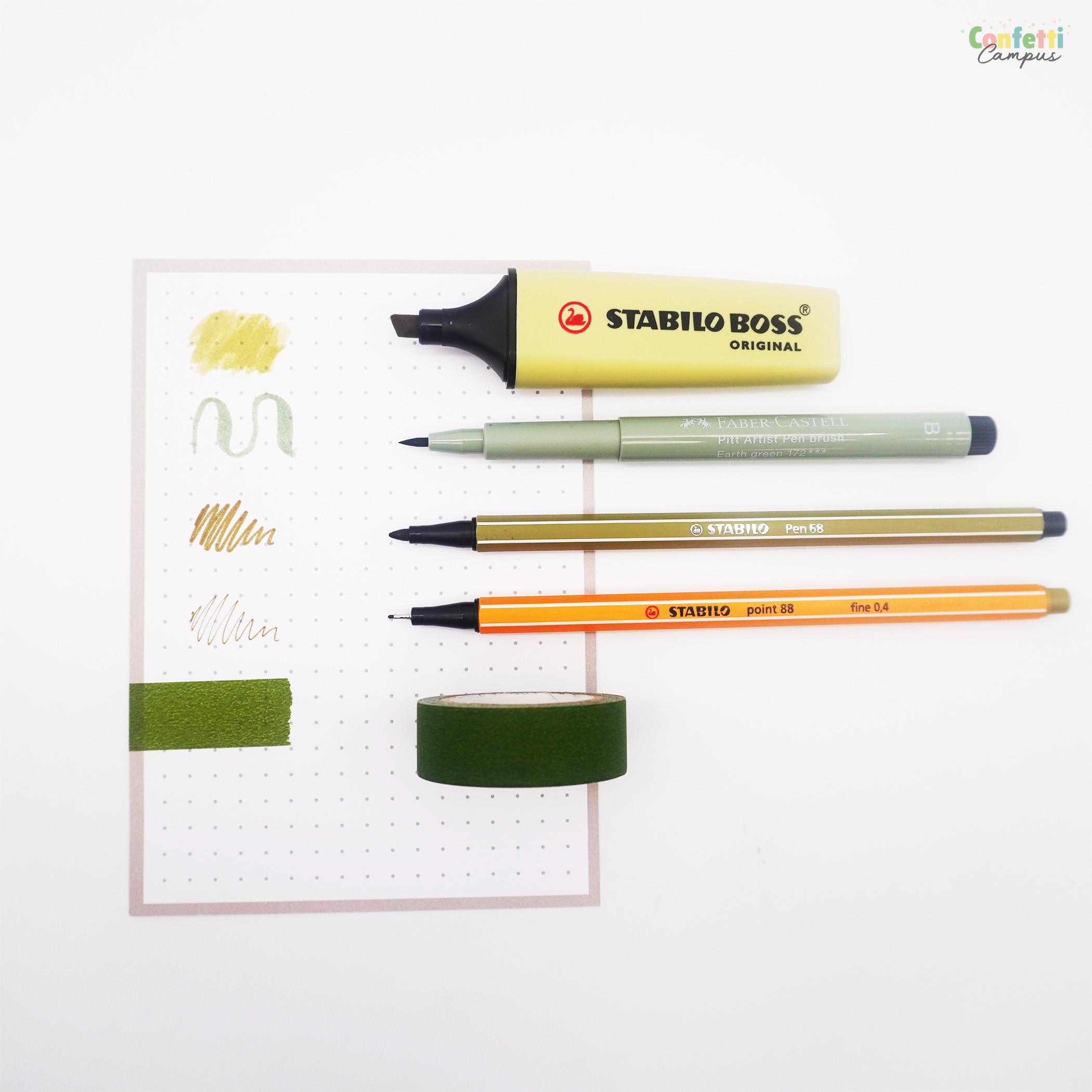 Mon joli kit d'écriture VERT MOUSSE