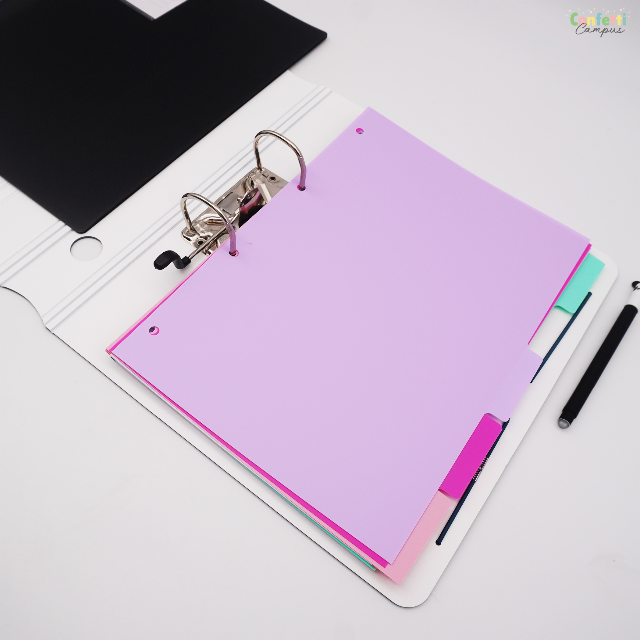 Mon organisation Skinny Note'N'File Noir