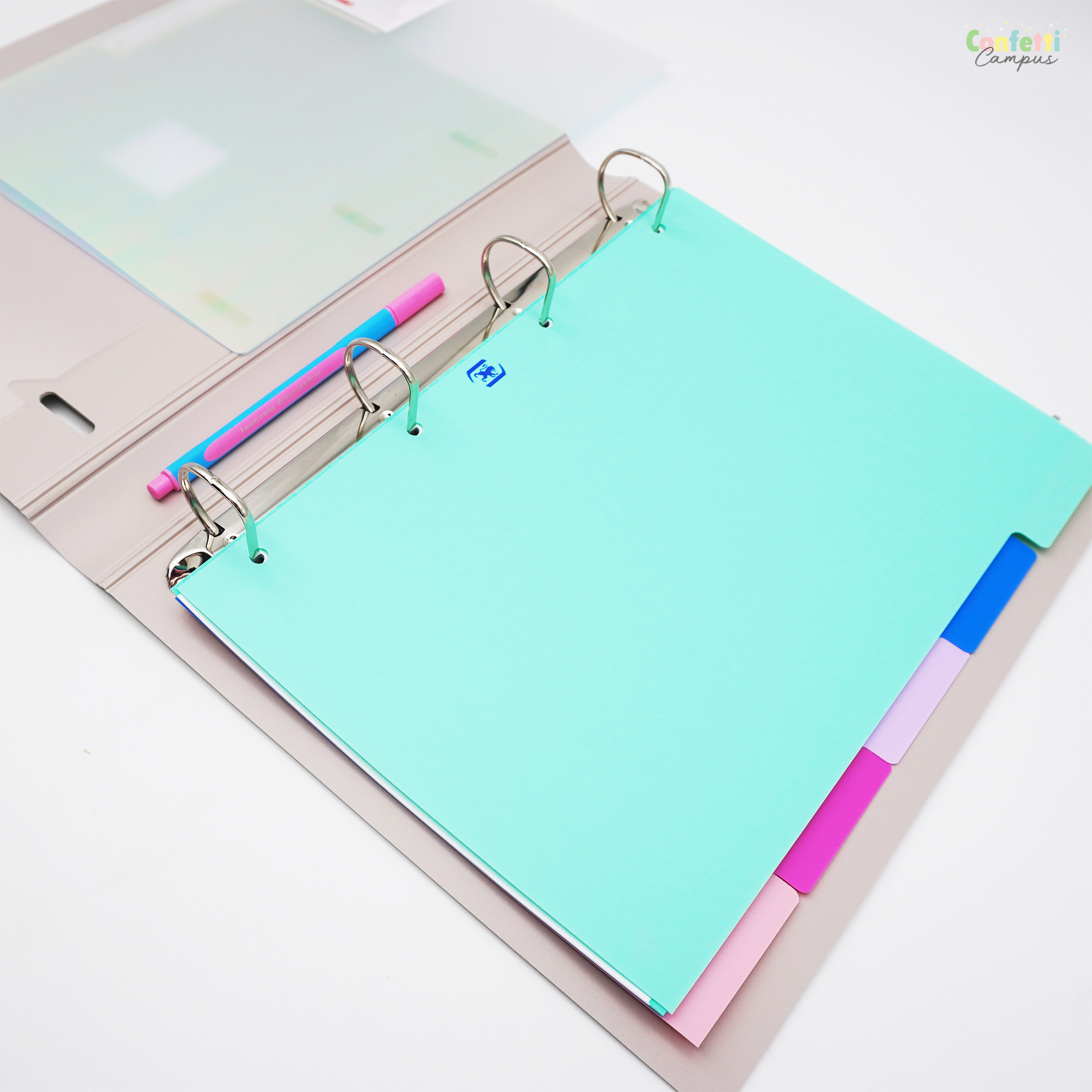 Mon organisation Skinny Note'N'File Beige