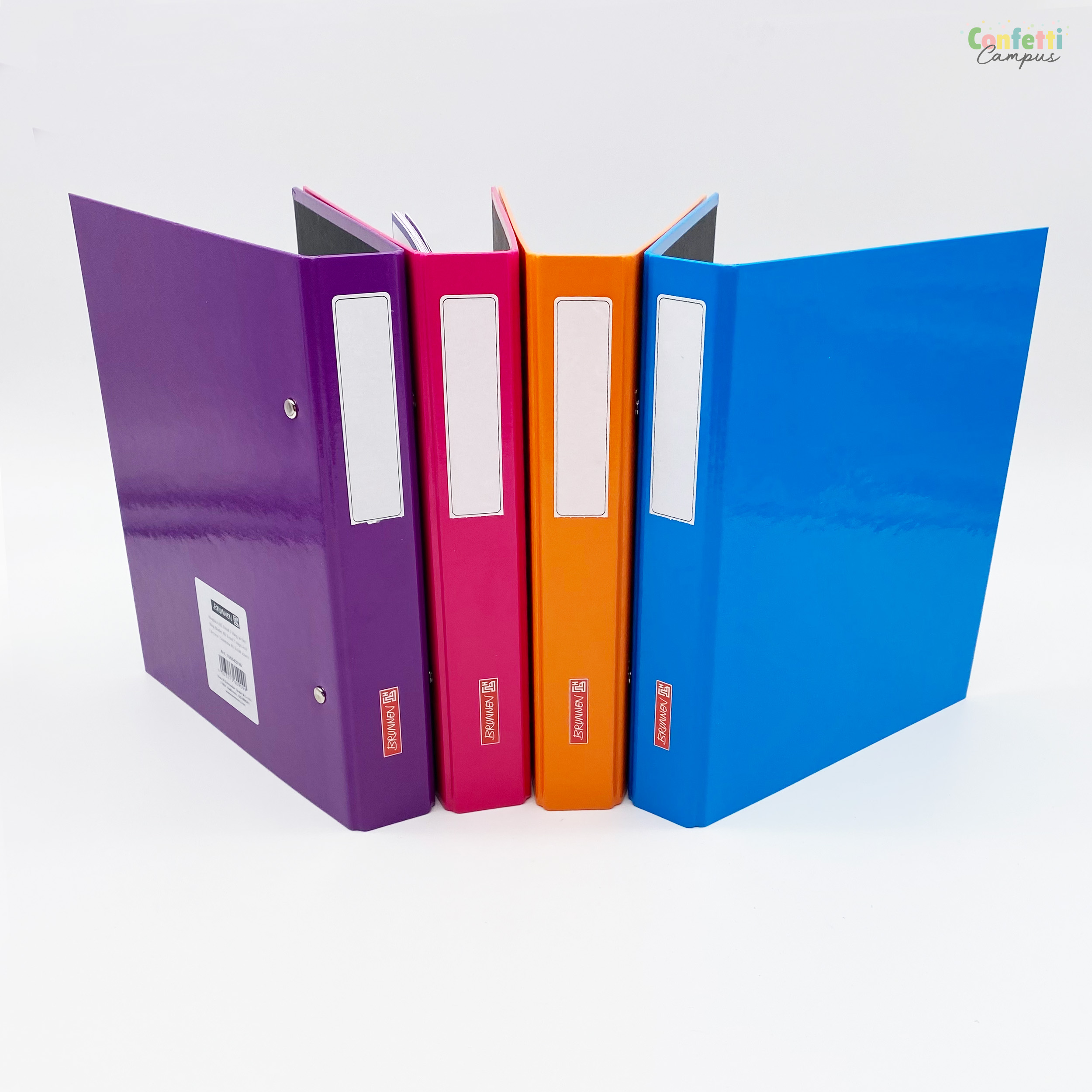 BRUNNEN Classeur à anneaux A5 pour fiches bristol