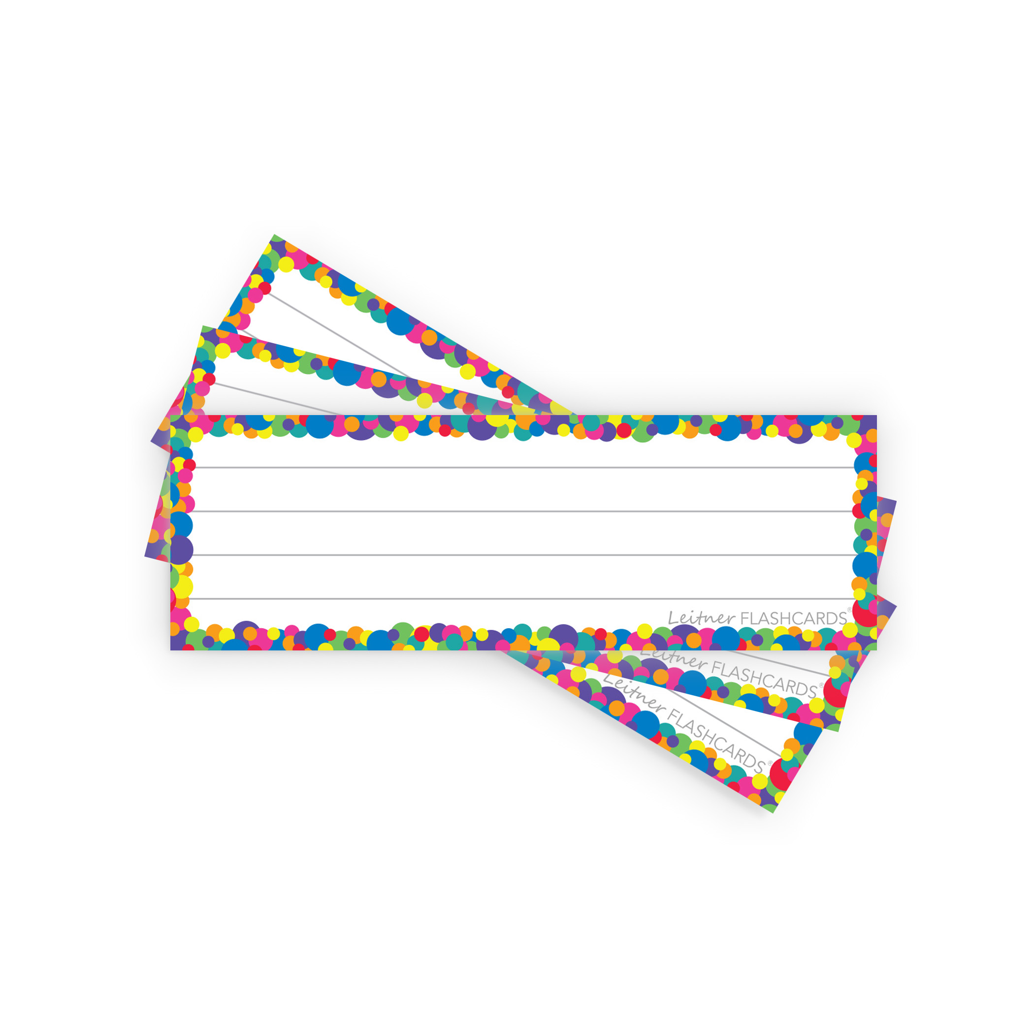 50 Flashcards Leitner Vocabulaire lignées Edition Confettis - Confetti ...